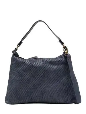 SOMMET Textured Tote Bag - Blue