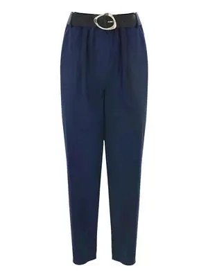 KOCCA Martin Belted Trousers - Blue
