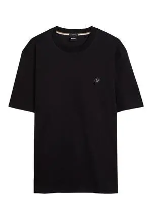 BOSS C-taut 01 Logo-appliquéd Cotton T-shirt - Black
