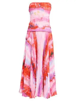 Acler Rockland Floral Midi Dress - Violet Can