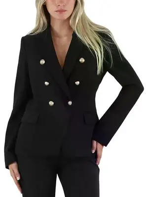KOCCA Sakura Double-breasted Blazer - Black