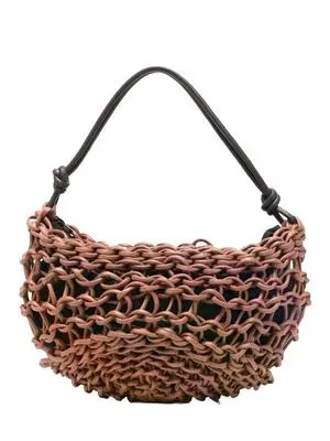Alienina Aurora Woven Shoulder Bag - Brown