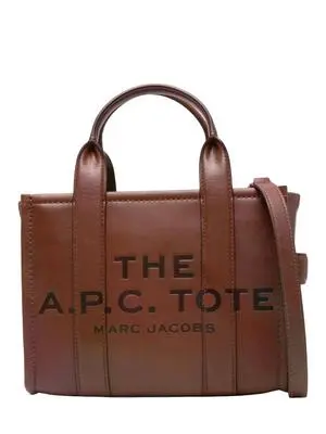 A.p.c. Leather Tote Bag - Brown