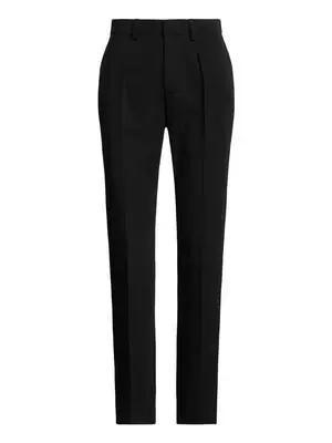 Ralph Lauren Pleated Wool Trousers - Black