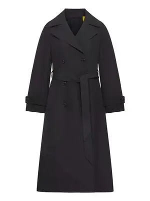 MONCLER X EE72 BY EDWARD ENNINFUL Belted Double-breasted Coat - Black