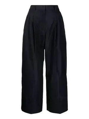 3.1 Phillip Lim Pleat-detailing Cropped Trousers - Black