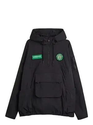 Adidas Celtic Spzl F.c. Smock Jacket - Black