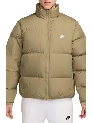 Nike Sportswear Club Storm-fit Quilted Down Puffer Jacket - Parachute Beige/white