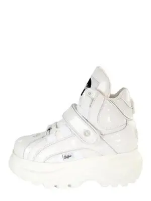 BUFFALO BOOTS Classic High-top Platform Sneakers - White