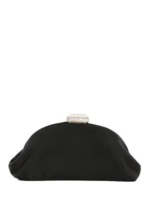 BADGLEY MISCHKA Leia Satin Pouch Clutch