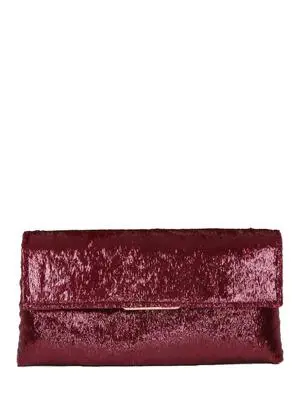 BADGLEY MISCHKA Angel Faux Pony Hair Envelope Clutch