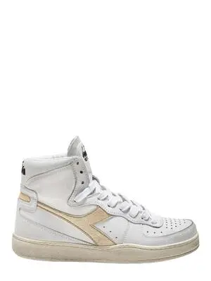 DIADORA Basket High-top Sneakers - White/gold