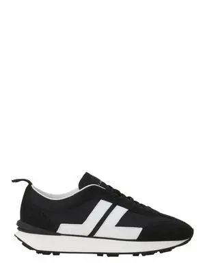 LANVIN Bumpr Nylon Sneakers - Black/white