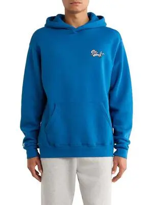 MALBON Dragon Cotton Hoodie - Blue