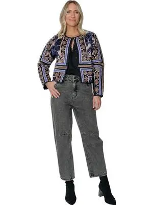 Central Park West Colette Reversible Quilted Jacket - Multi