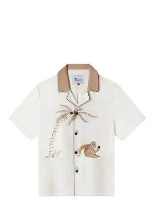 TOMBOLO Monkey Business Shirt - Vanilla