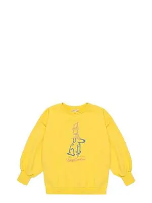 THE SUNDAY COLLECTIVE Organic Weekend Sweatshirt Brass Yellow