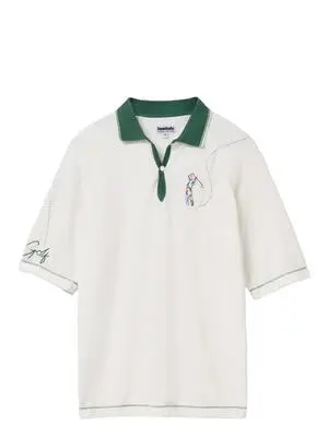 TOMBOLO Tombolo Golf Terry Cloth Polo Shirt