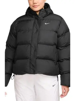 Nike Metro Water-resistant Puffer Jacket - Black/white