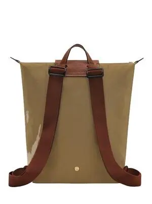 Longchamp Medium Le Pliage Backpack Olive