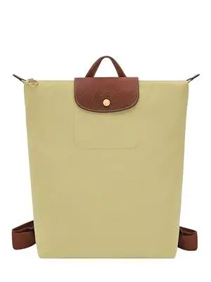 Longchamp Medium Le Pliage Backpack Pistachio