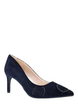 Ron White Pointed Toe Pump - French Navy