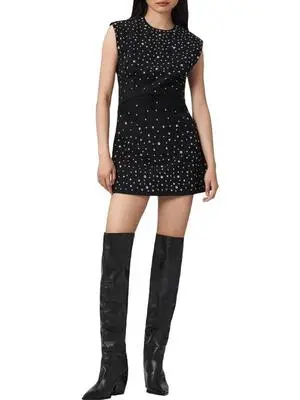 ALLSAINTS Tamara Studded Minidress