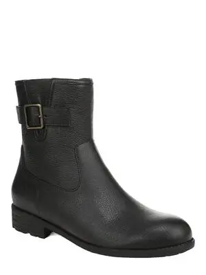 Vionic Buckled Ankle Boot - Black