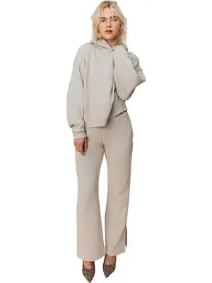 OCIO Organic Cotton Teddy Flare Pant - Stone