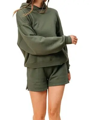 OCIO Organic Cotton Teddy Shorts - Spruce