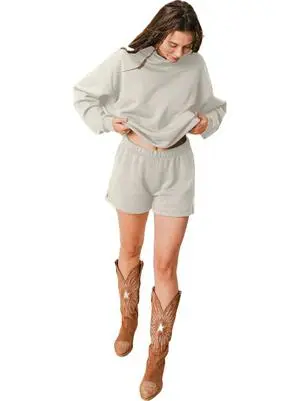 OCIO Organic Cotton Teddy Shorts - Stone