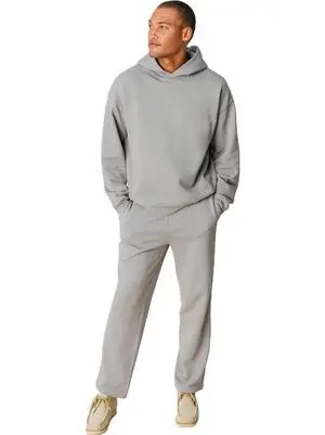 OCIO Organic Cotton Teddy Straight Leg Pant - Ash