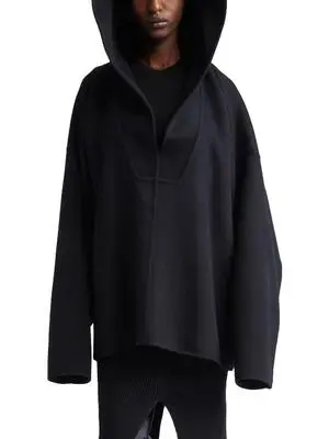 RICK OWENS Hooded Cashmere Pullover
