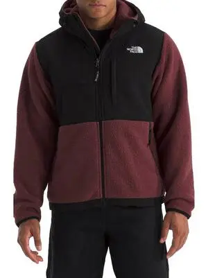The North Face Retro Denali Hooded Fleece Jacket - Sumac/tnf Black