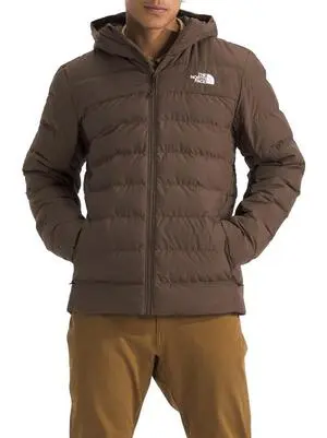 The North Face Aconcagua 3 Water Repellent Hooded Jacket - Smokey Brown