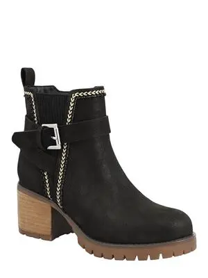 Mia Fausta Platform Bootie - Black