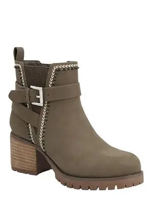 Mia Fausta Platform Bootie - Olive