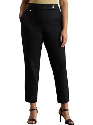 Ralph Lauren Ponte Ankle Pants - Black