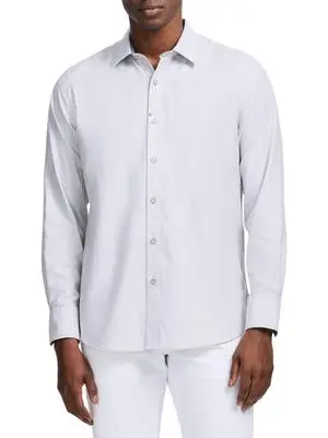 Robert Graham Charlton Button-up Shirt - Light Grey