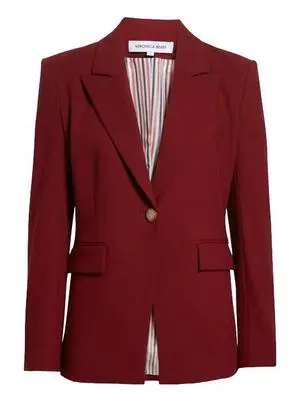 Veronica Beard Naira Dickey Jacket - Cabernet