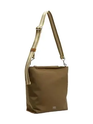 Bimba Y Lola Large Nylon Carlino Bag Olive