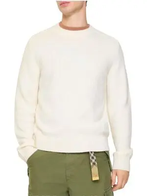 Burberry Cashmere Sweater - Ceramic White