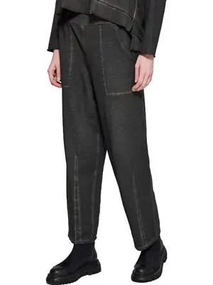 LUUKAA Sculpted Tapered Pants - Misty Black