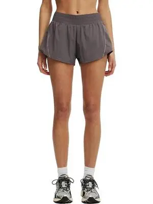 Cotton:on Active Curve Hem Short - Violet Grey