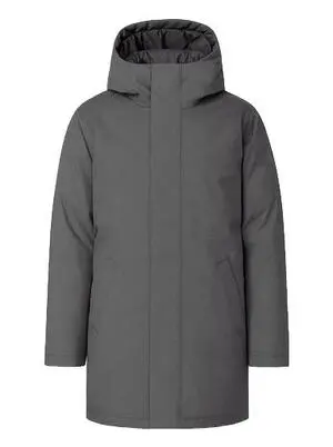 QUARTZ CO. Labrador Hooded Down Winter Jacket - Steel Grey