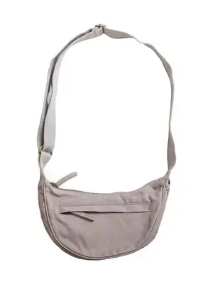 TERRA THREAD Organic Cotton Canvas Crossbody Bag Cloud Grey
