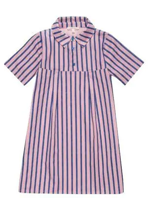 THE SUNDAY COLLECTIVE Striped Shirtdress - Blue Note Stripe