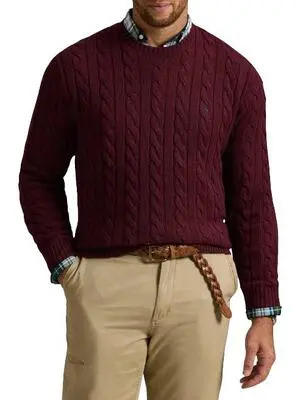 Ralph Lauren Cable-knit Sweater - Mulberry Jam