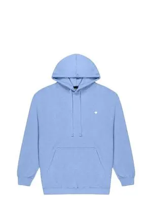 DALIX Lil Heart Midweight Hooded Sweatshirt - Blue