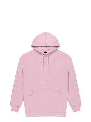 DALIX Lil Heart Midweight Hooded Sweatshirt - Pink